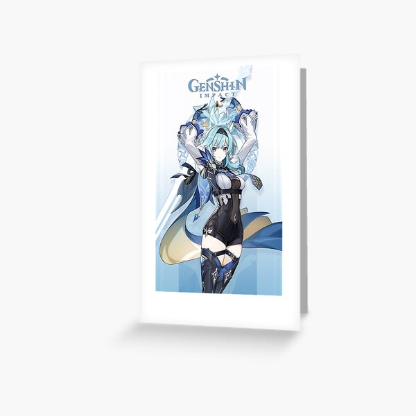 "Genshin Impact Eula" Greeting Card for Sale by egrjhn | Redbubble