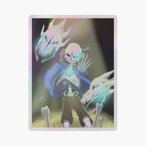 Ink Sans Undertale Gaster Blaster Wallpaper