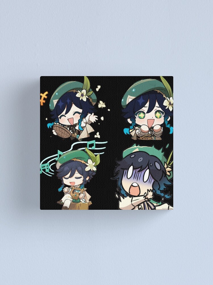 "Venti - Genshin Impact Venti - Chibi Pack" Canvas Print by ...