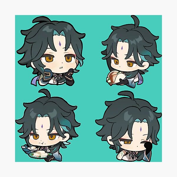 "Xiao - Genshin Impact Xiao - Chibi Pack" Photographic Print by ...