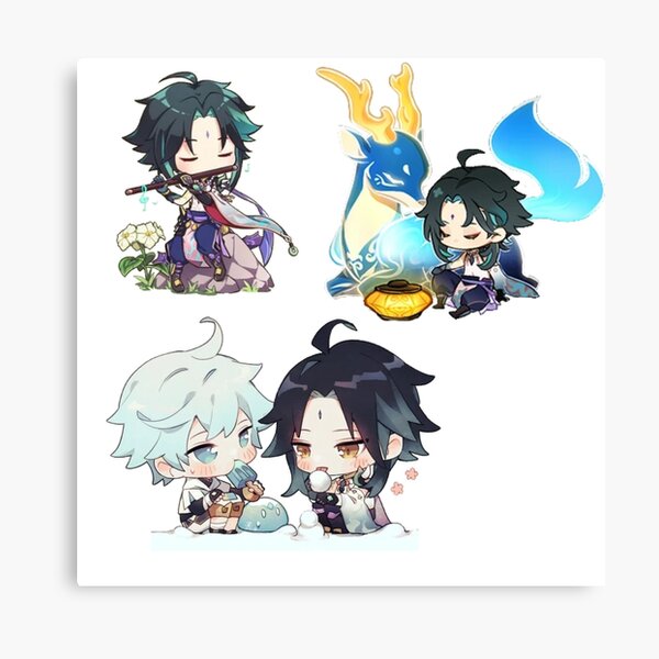 "Xiao - Genshin Impact Xiao - Chibi Sticker Pack" Canvas Print for Sale ...