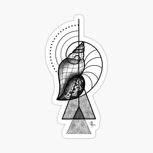 "Golden Ration Shell" Sticker for Sale by JoRoo | Redbubble