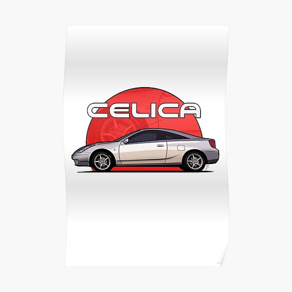 "Toyota Celica MK7" Poster by JI-AutoDesign | Redbubble