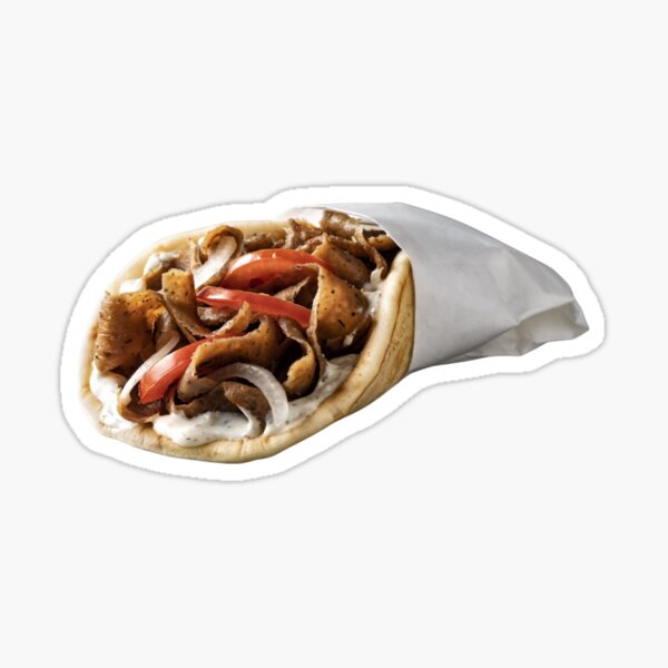 "Greek Gyro" Sticker for Sale by IronMark19 | Redbubble