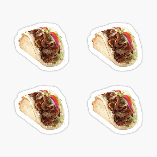 "Greek Gyro" Sticker for Sale by IronMark19 | Redbubble