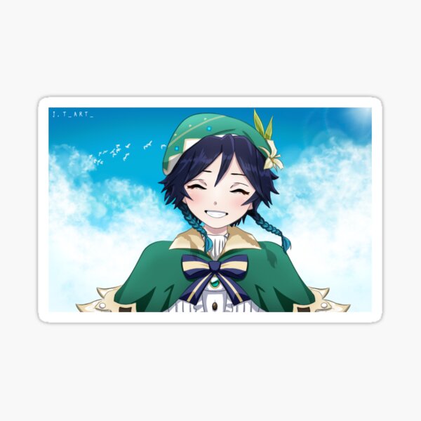 "Venti Genshin Impact " Sticker by JoannaTsapara | Redbubble