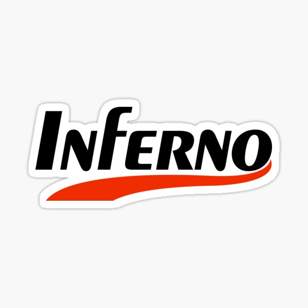 " Inferno" Sticker by botlfy18 | Redbubble