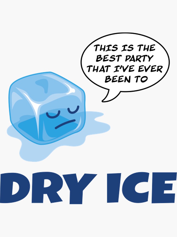 "Dry Ice" Sticker for Sale by vennarison3 | Redbubble