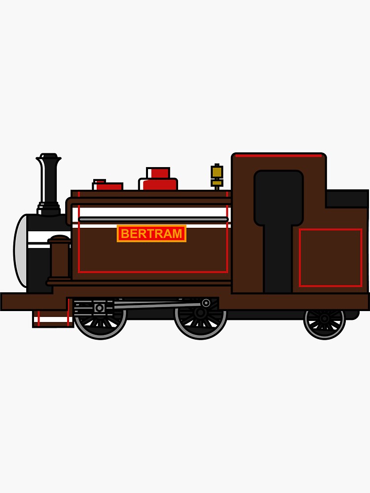 "Bertram the Old Warrior (Wooden Railway)" Sticker for Sale by ...