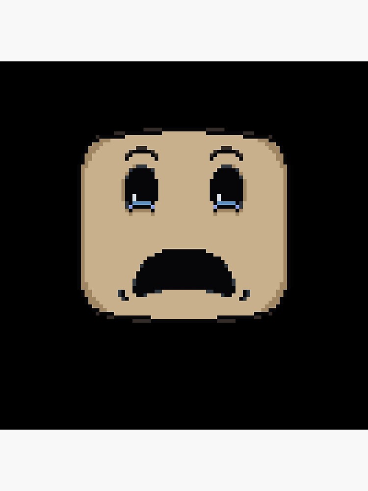 "Sad emoticon pixelated face - cry me a river" Poster by BloodReave ...