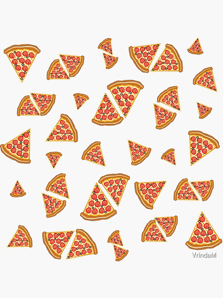 "Pizza is Bae" Sticker by VrindaM | Redbubble