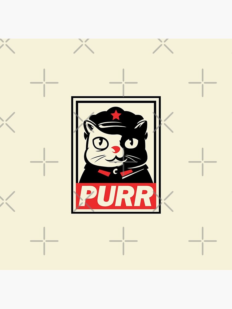 "Purr Cat" Art Print for Sale by Hand-drawn | Redbubble