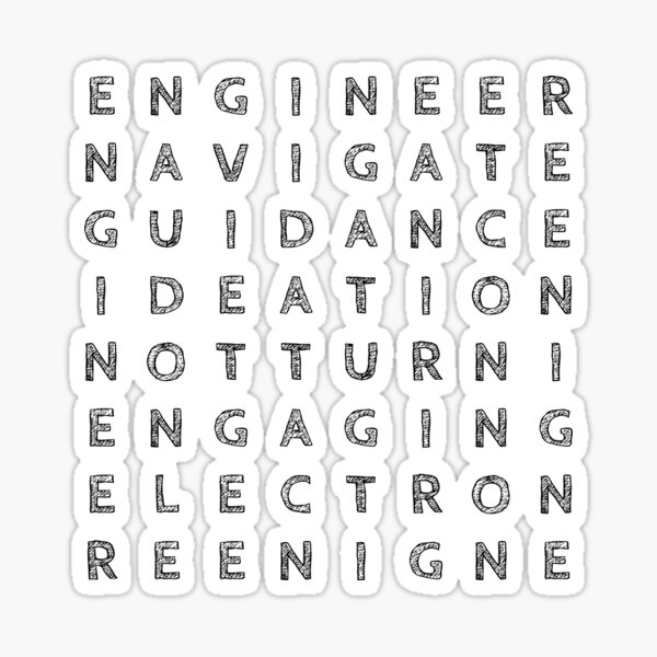 "Engineer square" Sticker for Sale by Compassive | Redbubble