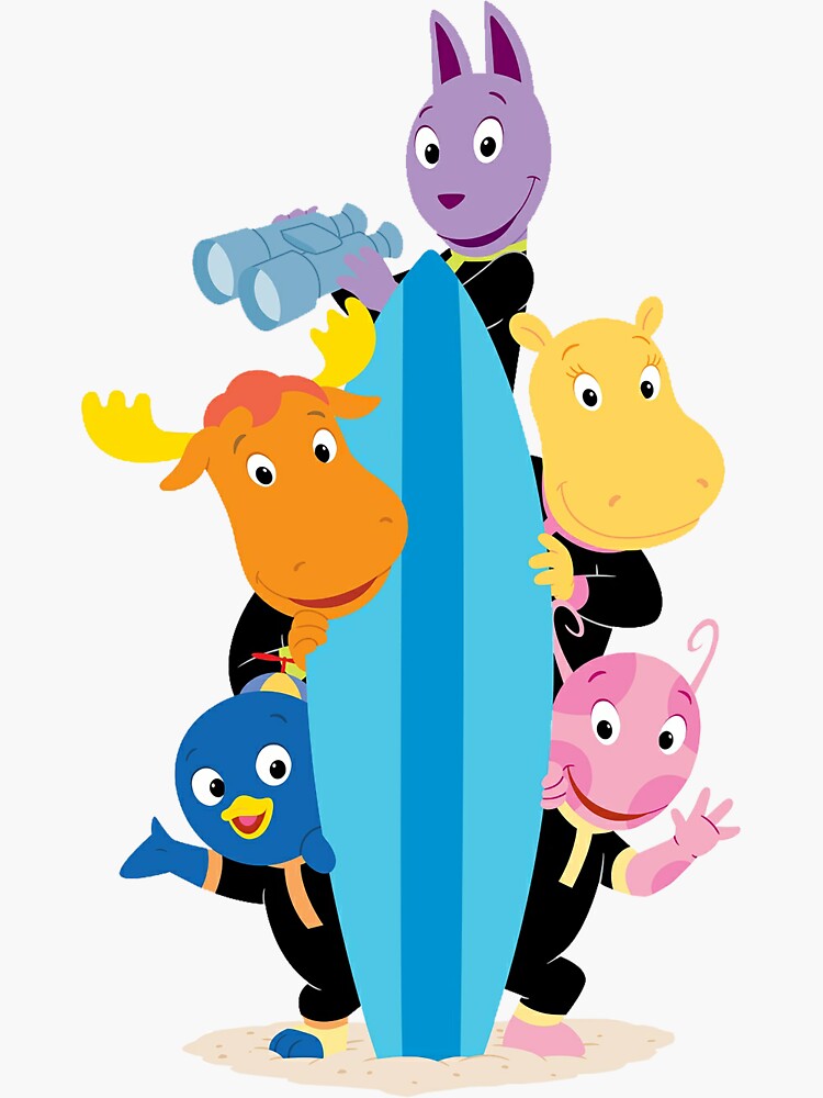 "the backyardigans" Sticker for Sale by dwitbalistreri | Redbubble