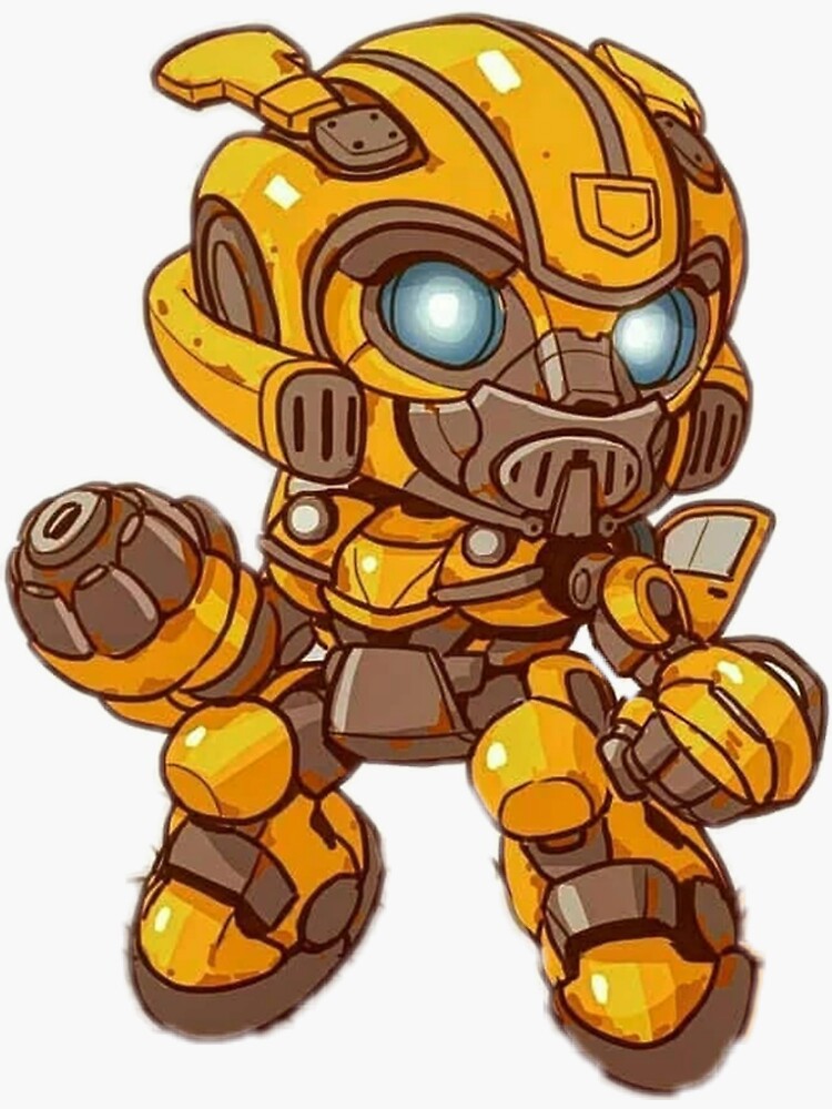 "Autobot - Bumble B Child Chibi" Sticker for Sale by AdeelMushtaq ...