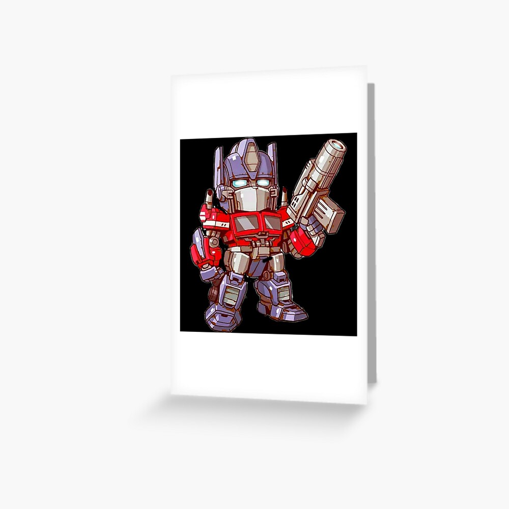 "Autobot - Optimus Prime Child Chibi" Greeting Card for Sale by ...