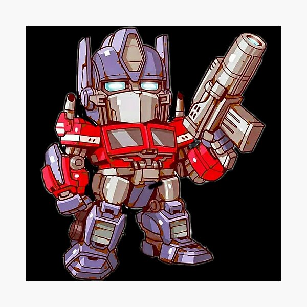 "Autobot - Optimus Prime Child Chibi" Photographic Print by ...