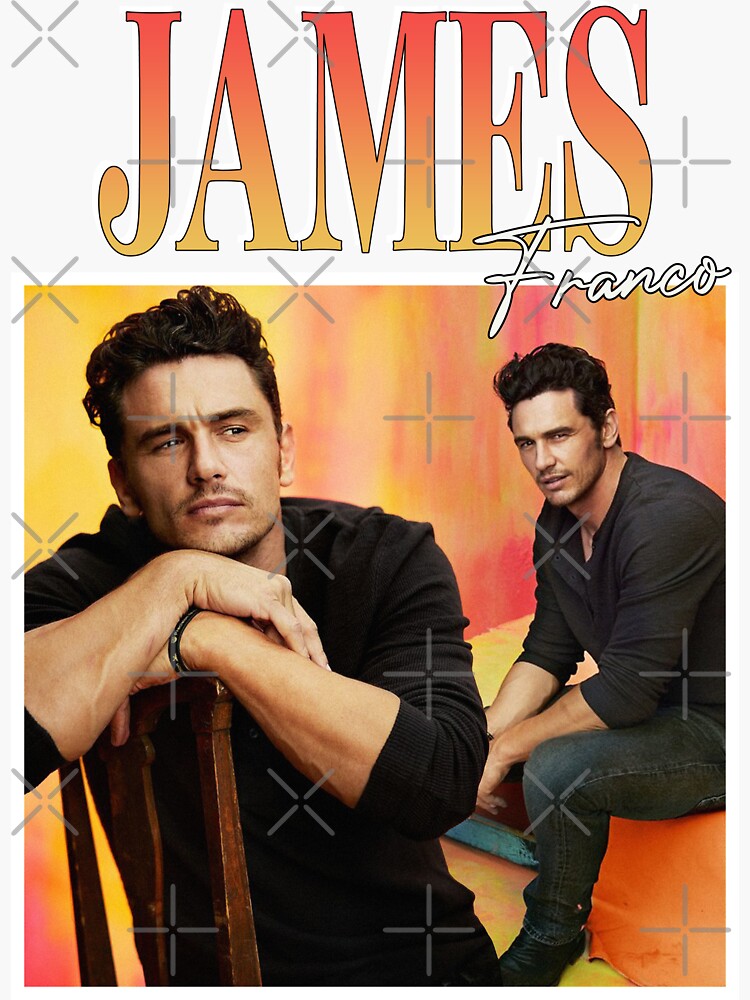 "James franco" Sticker for Sale by silvieex | Redbubble