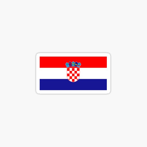 "CROATIA FLAG " Sticker for Sale by arjan9 | Redbubble