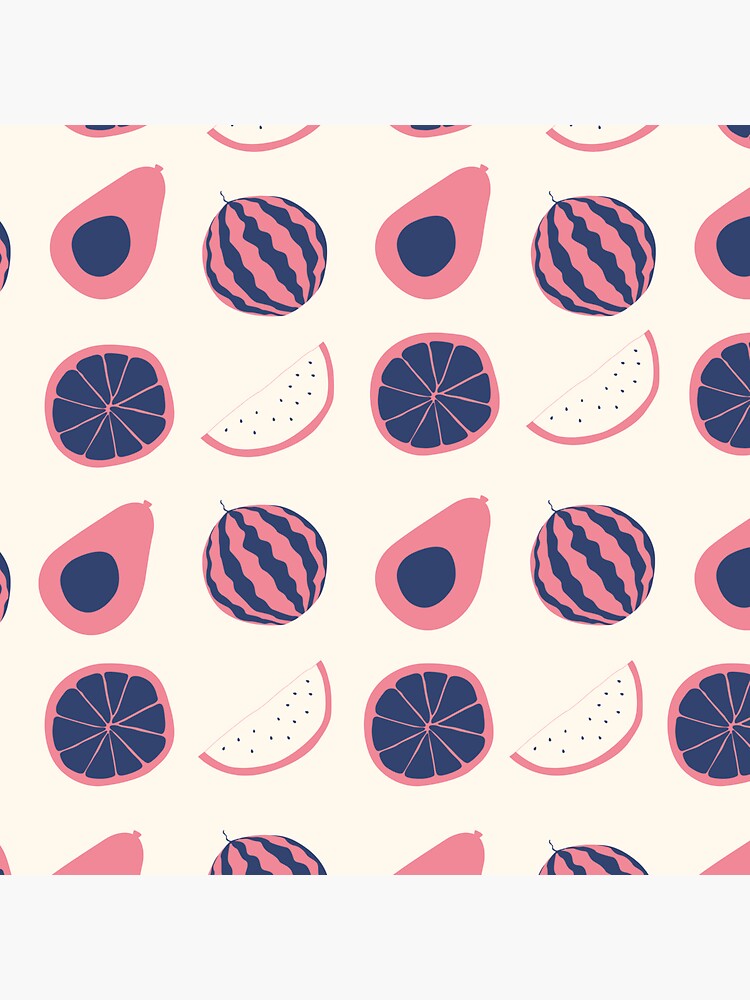 "pink fruits" Sticker for Sale by krvkv | Redbubble