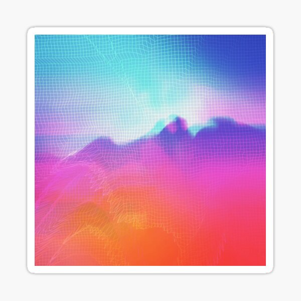 "Glitch 04" Sticker by seamless | Redbubble