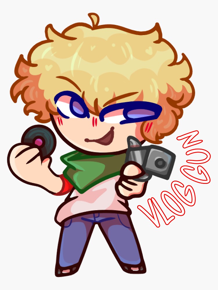 "Tommyinnit vlog gun" Sticker by Flying-Nimbus | Redbubble