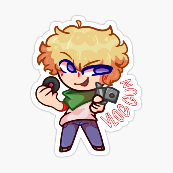 "Tommyinnit vlog gun" Sticker by Flying-Nimbus | Redbubble