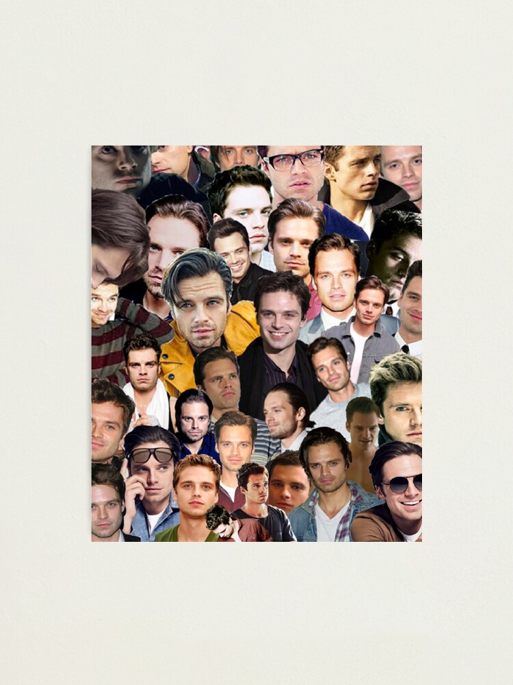"sebastian stan collage" Photographic Print for Sale by maisieshaea ...