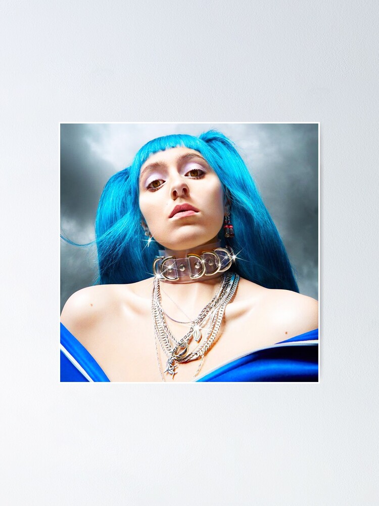 "Ashnikko Anime Bunny Sticker" Poster for Sale by Geiciele | Redbubble