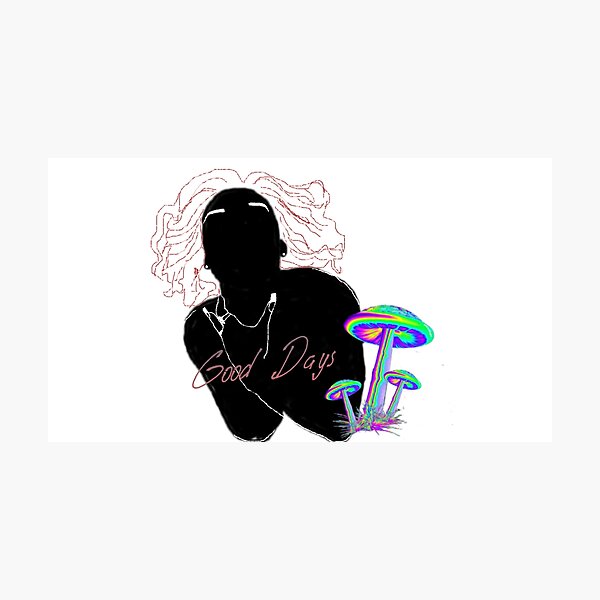 "SZA Good Days Outline - SZA Fan Art" Photographic Print by Zeatha ...