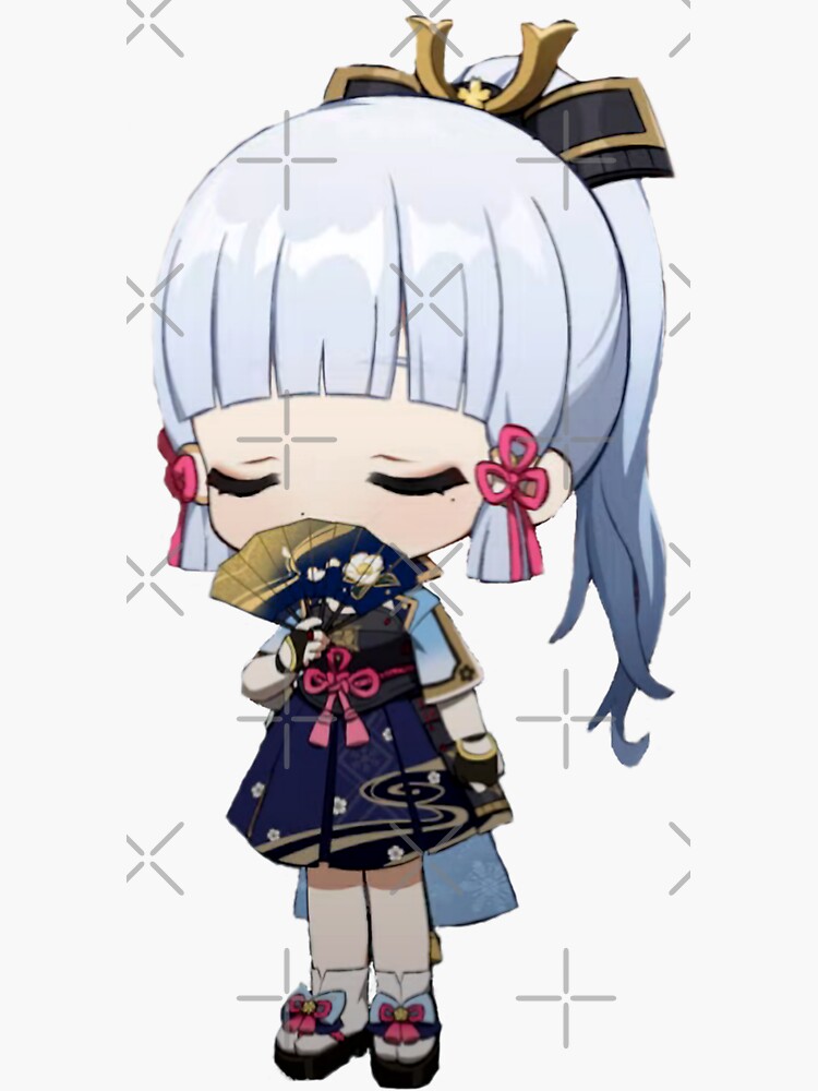 Paper Stickers, Labels & Tags Stickers Genshin Impact Ayaka Sticker ...