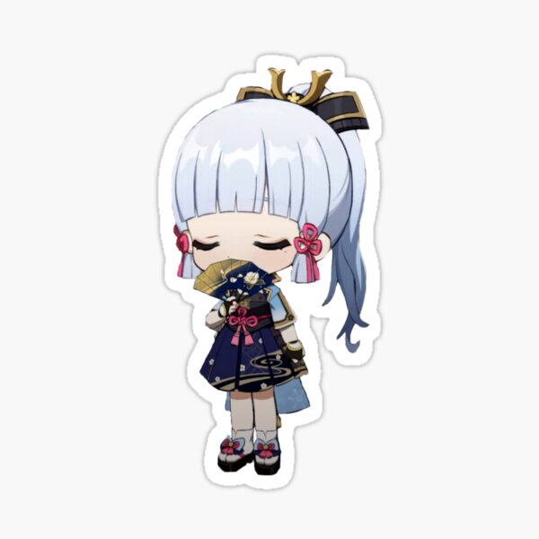 "Chibi Ayaka - Genshin Impact" Sticker for Sale by persephonexx | Redbubble