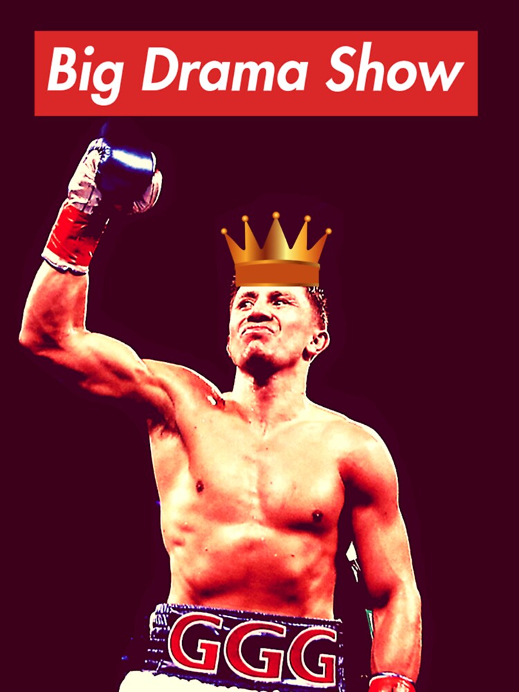 "gennady golovkin Triple G GGG Big Drama Show Essential " Sticker for ...