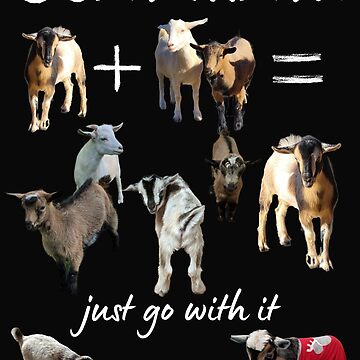 "Goat math" Poster for Sale by AnimaliaT | Redbubble