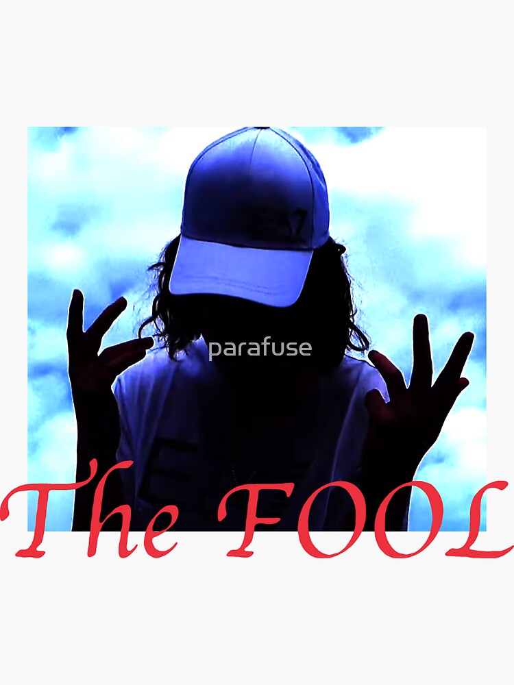 Pegatina «Álbum de merchandising de Bladee The Fool Cover Art (banda de ...