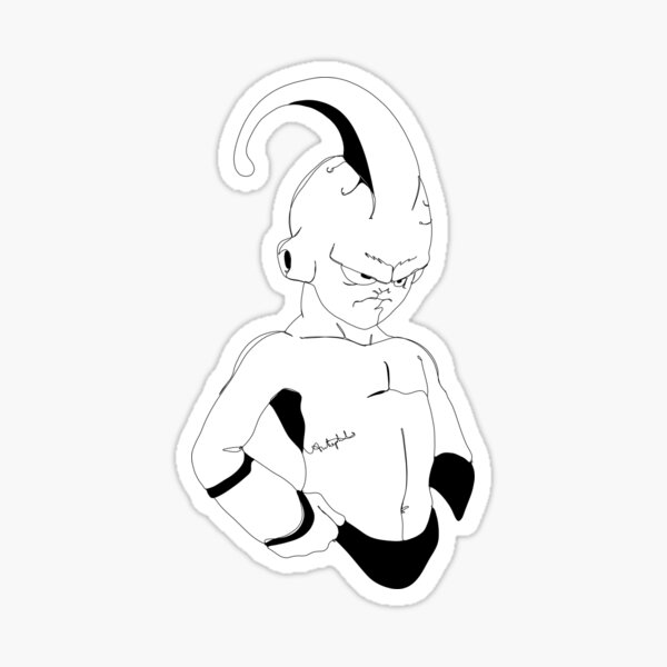 "MAJIN BOO" Sticker for Sale by Autophobie | Redbubble
