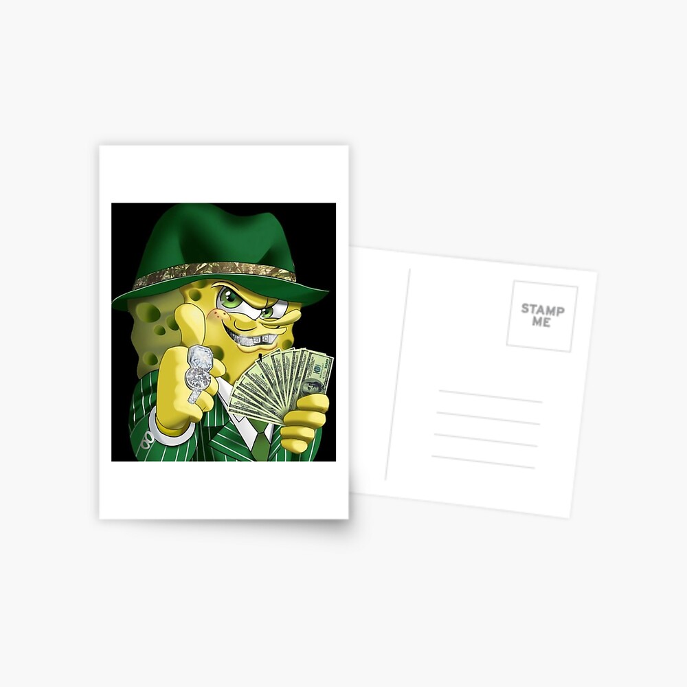 "pimp spongebob meme" Postcard by debracornell97 | Redbubble