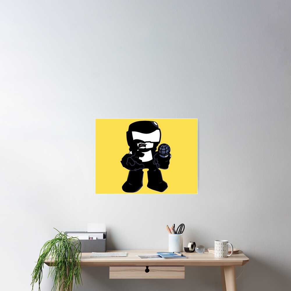 "Tankman character from FNF" Poster for Sale by AbrekArt | Redbubble