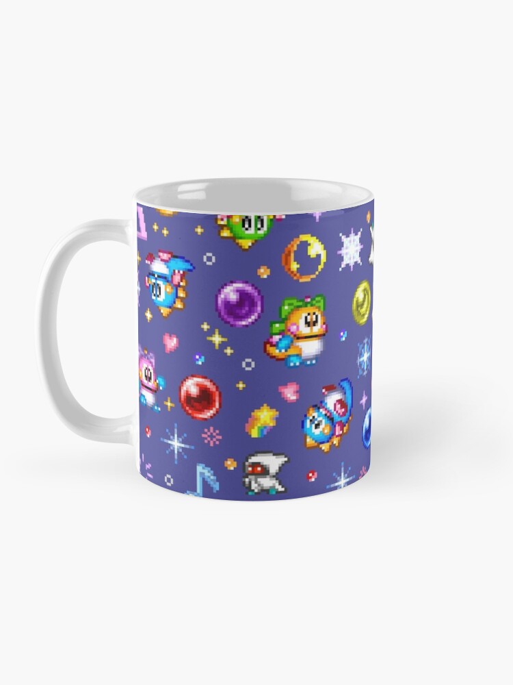 "Bubble Bobble - Blau" Kaffeebecher von uenki | Redbubble