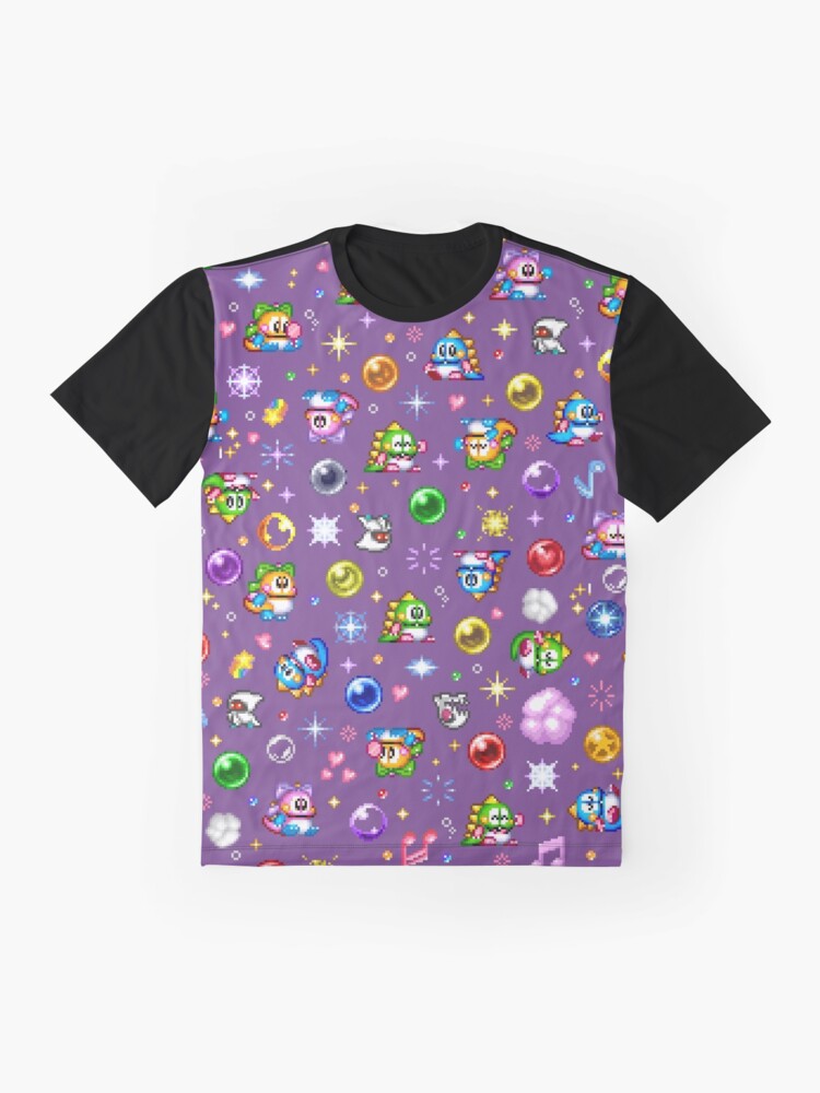 "Bubble Bobble - Purple" T-shirt for Sale by uenki | Redbubble | bubble ...