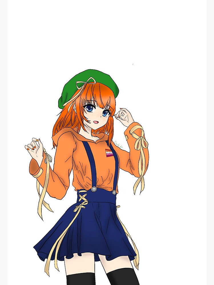 "Lesbian Fanta Girl" Sticker for Sale by Daely-Art | Redbubble