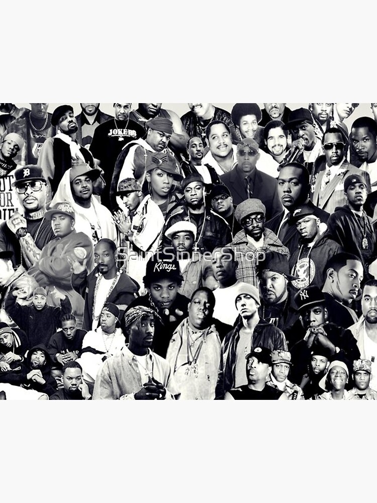 "Hip Hop Legends Collage" Framed Art Print for Sale by SaintSinnerShop ...