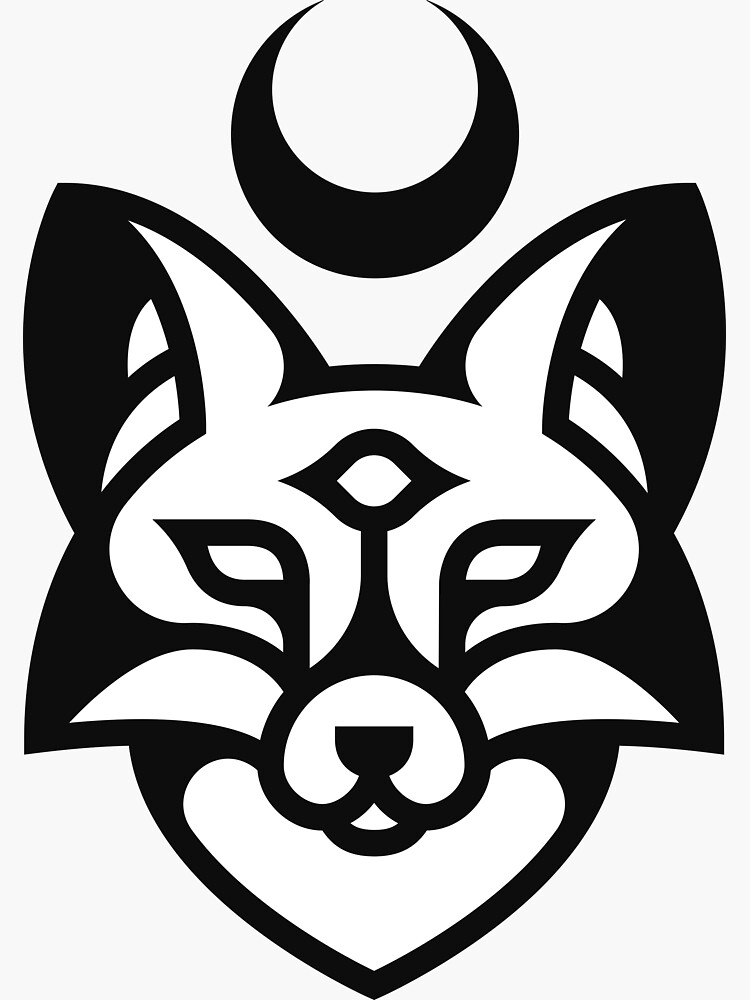 "Three Eyed Fox" Sticker for Sale by cosmiccandor | Redbubble