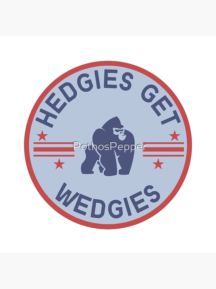 "Hedgies Get Wedgies" Poster by PothosPepper | Redbubble
