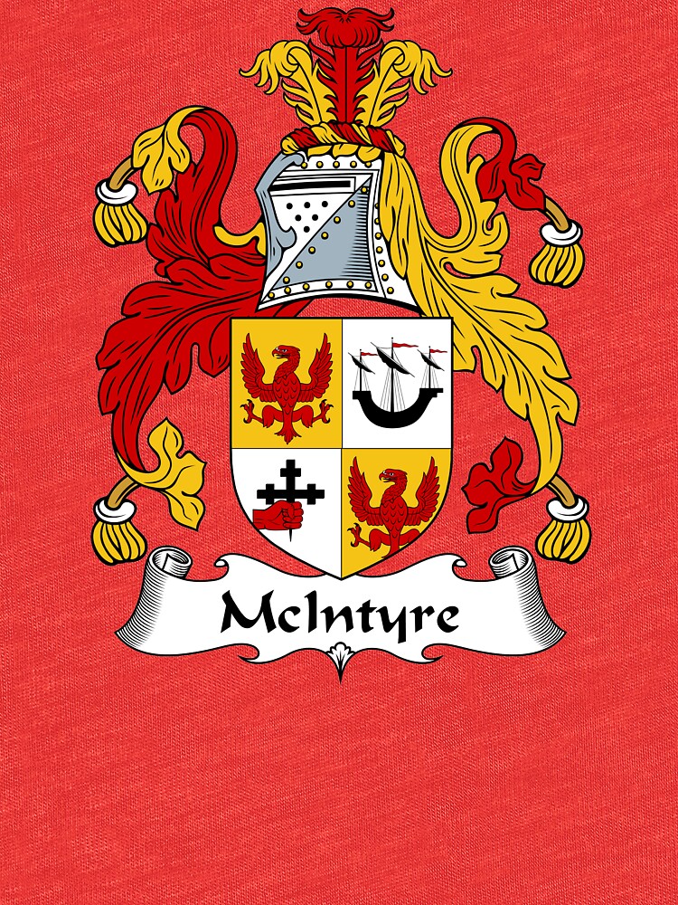 "McIntyre Coat of Arms / McIntyre Family Crest" T-shirt by ...