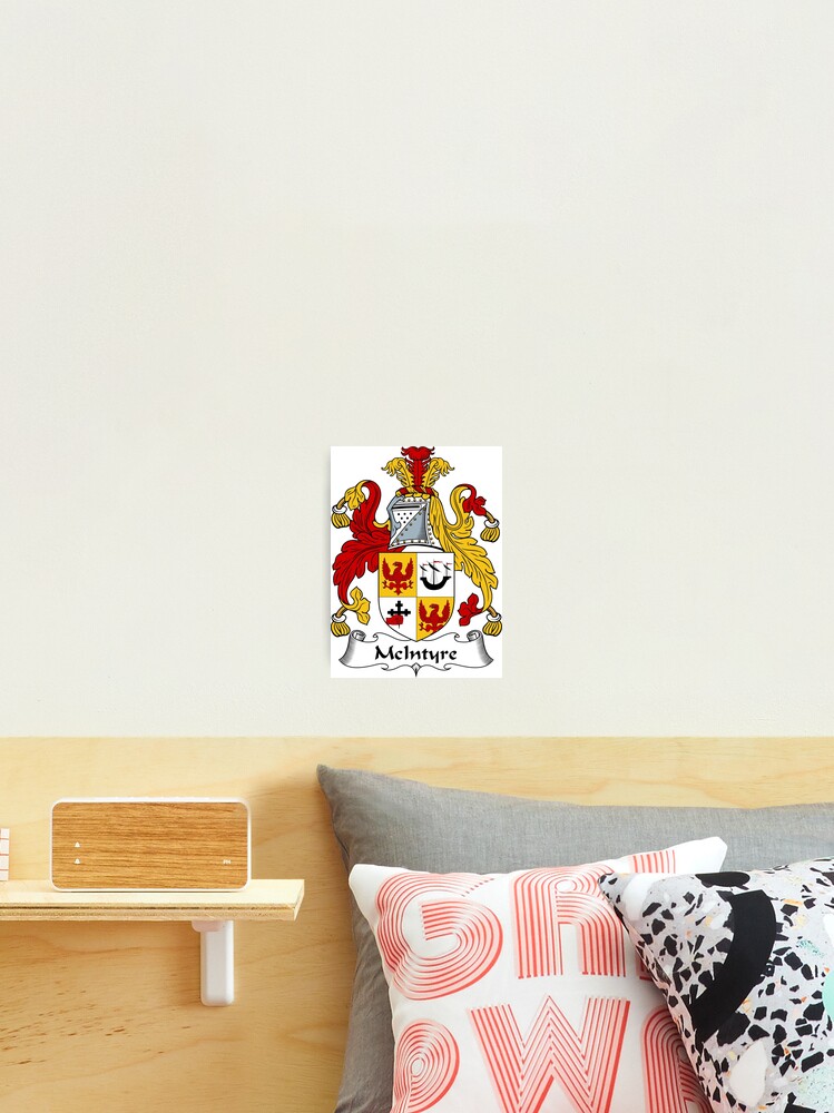"McIntyre Coat of Arms / McIntyre Family Crest" Photographic Print for ...