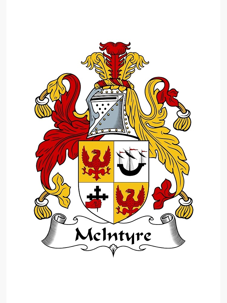 "McIntyre Coat of Arms / McIntyre Family Crest" Spiral Notebook for ...