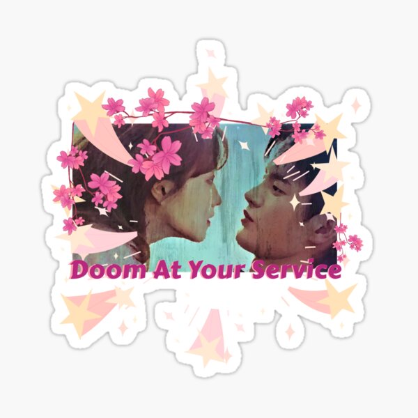 "Doom At Your Service" Sticker by Edenjodie | Redbubble