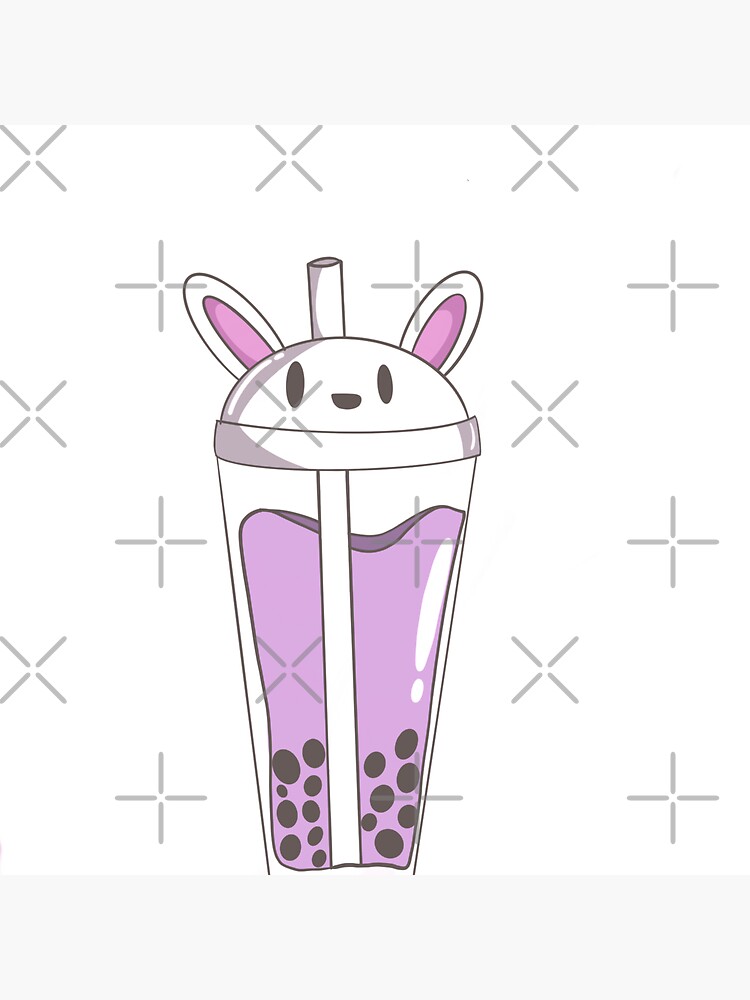 "Kawaii bunny Boba" Sticker for Sale by vaevae-08 | Redbubble