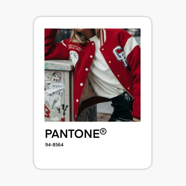 "Pantone 3 - red" Sticker for Sale by Kikidy | Redbubble